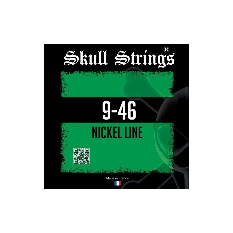 Skull Strings Nickel Line Standard SKUNSTD946 custom light| Cordes ...